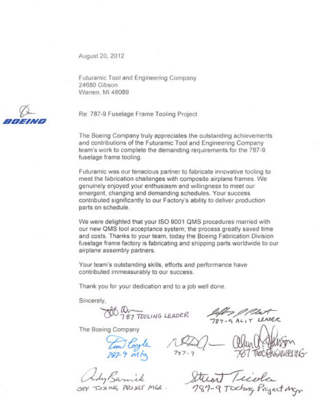 Certified Quality And Customer Satisfaction | Futuramic